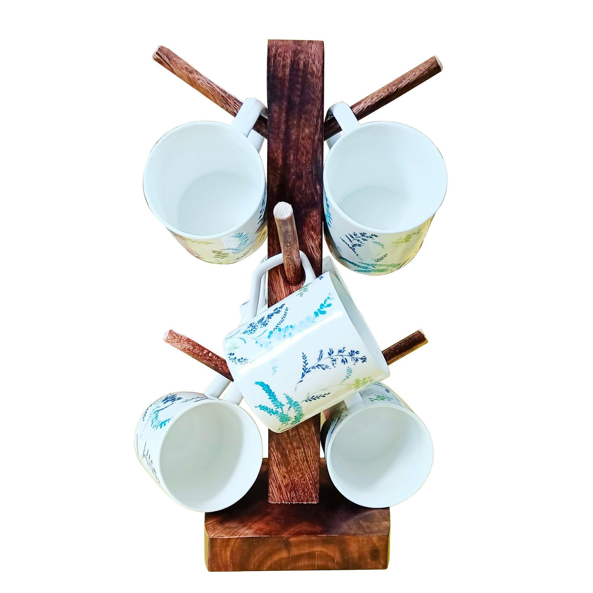 Handcrafted Tree Shape Mug Cup Holder Stand – Vintageware